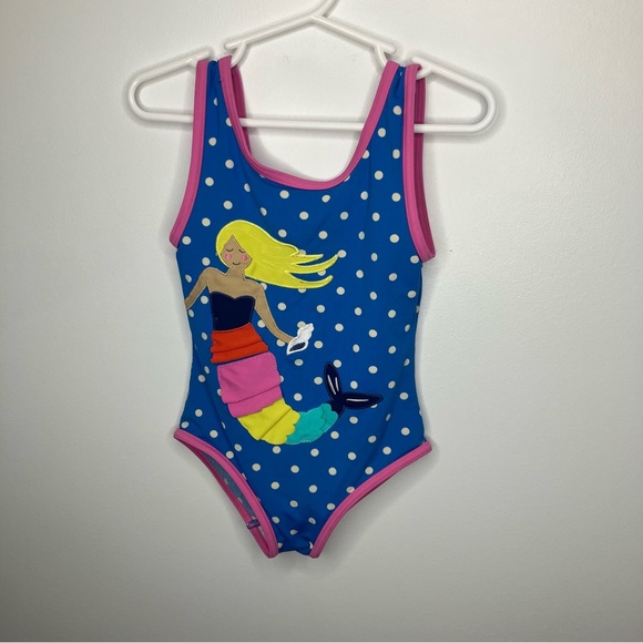 Mini Boden | Swim | Mini Boden Mermaid Polka Dot One Piece Swimsuit 56 ...